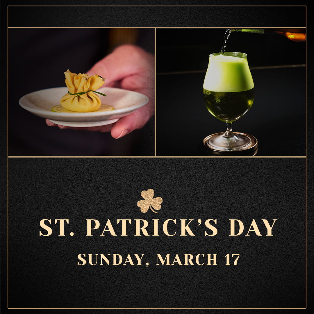 St. Patrick's Day Menu | Seafood, Caviar & Beer | Aqua